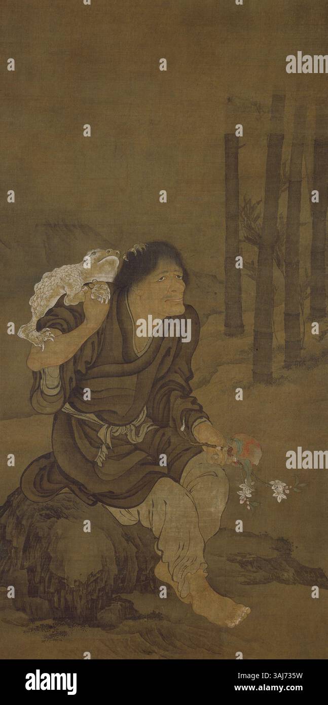 This 1314 painting by Yan Hui depicts the Daoist Immortals Xiama and ...