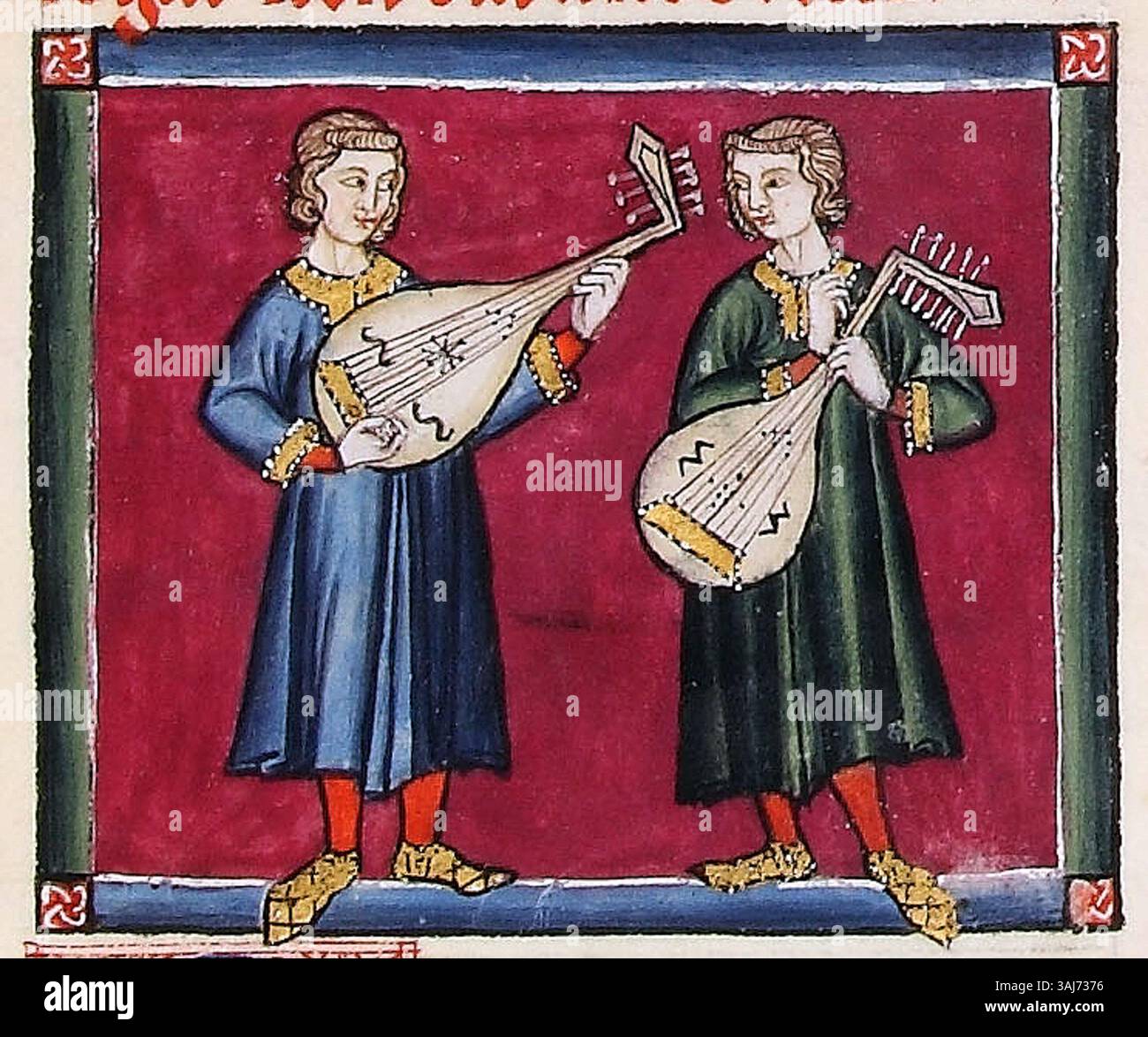 The Cantigas de Santa Maria features a page from the 13th-century ...