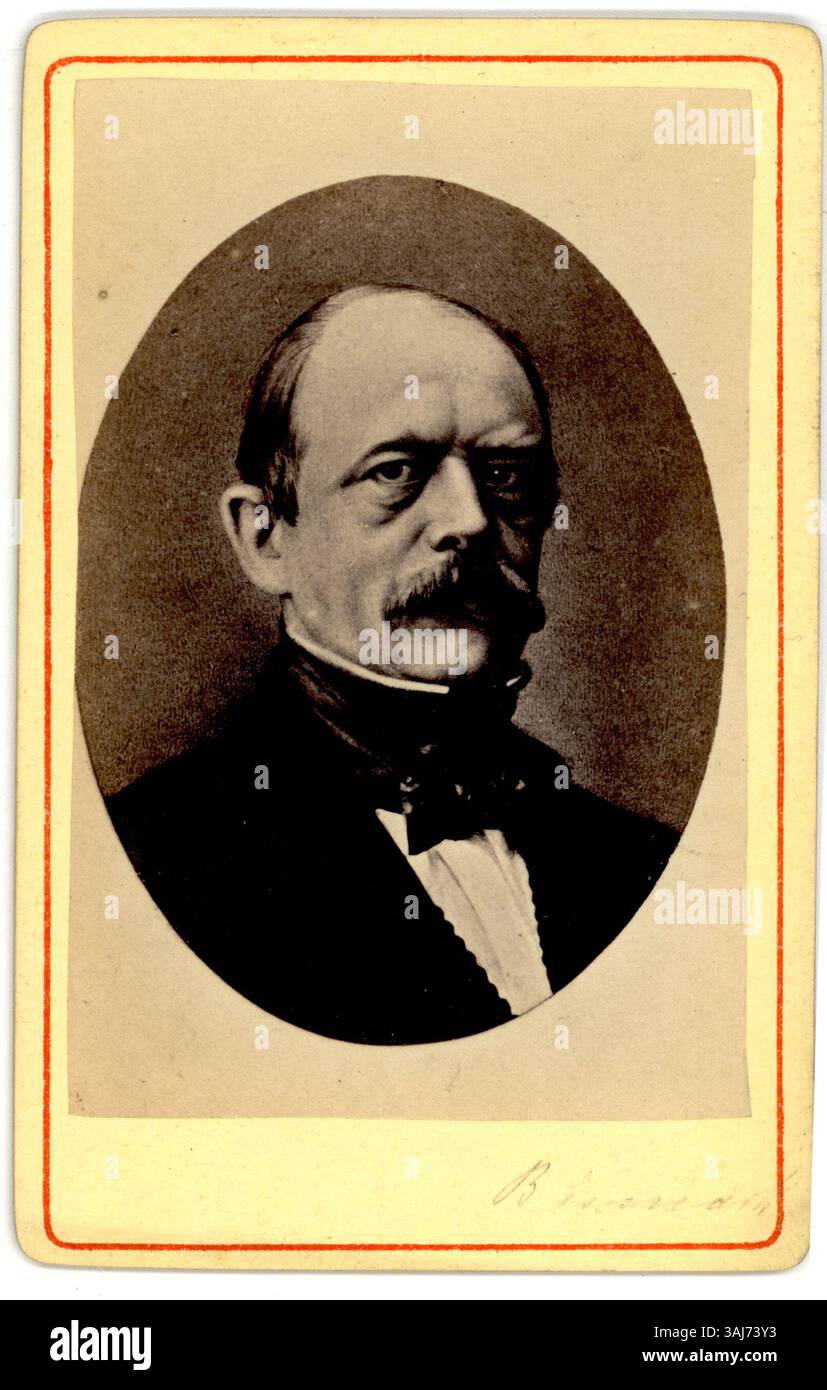 This portrait photograph, taken around 1865-1870, features Otto von ...