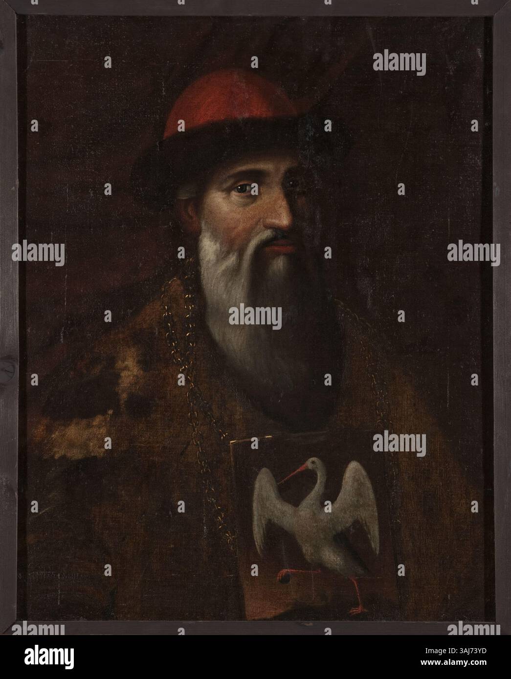 Anonymous portrait of an alchemist from the 17th century, painted in ...