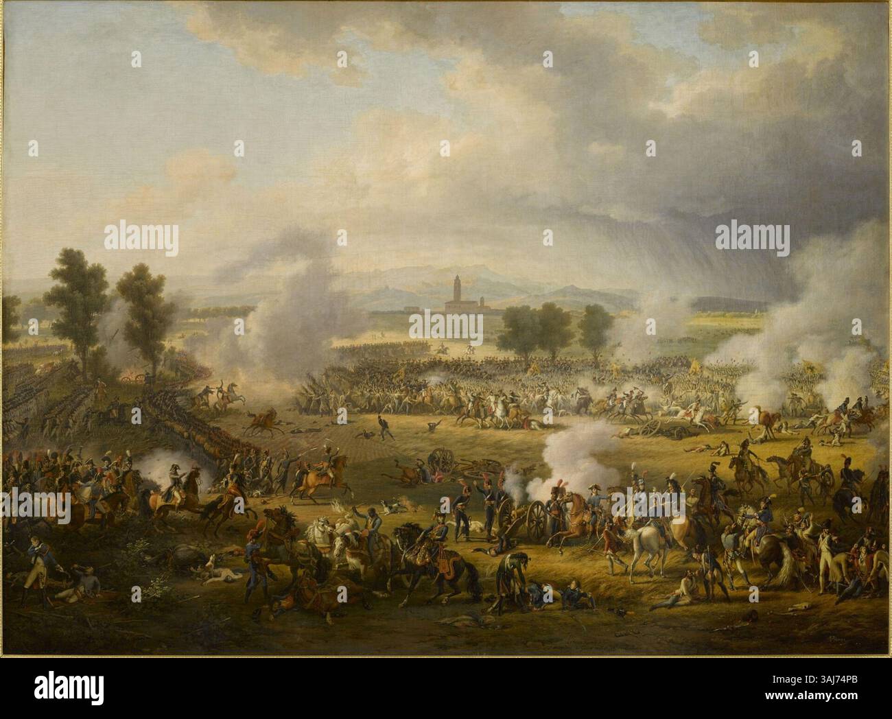 The Battle of Marengo, June 14, 1800, painted by Louis-François, Baron ...