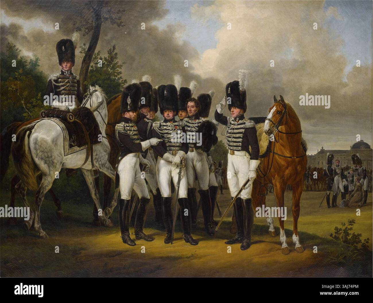 This portrait by Horace Vernet, painted around 1819, depicts the ...