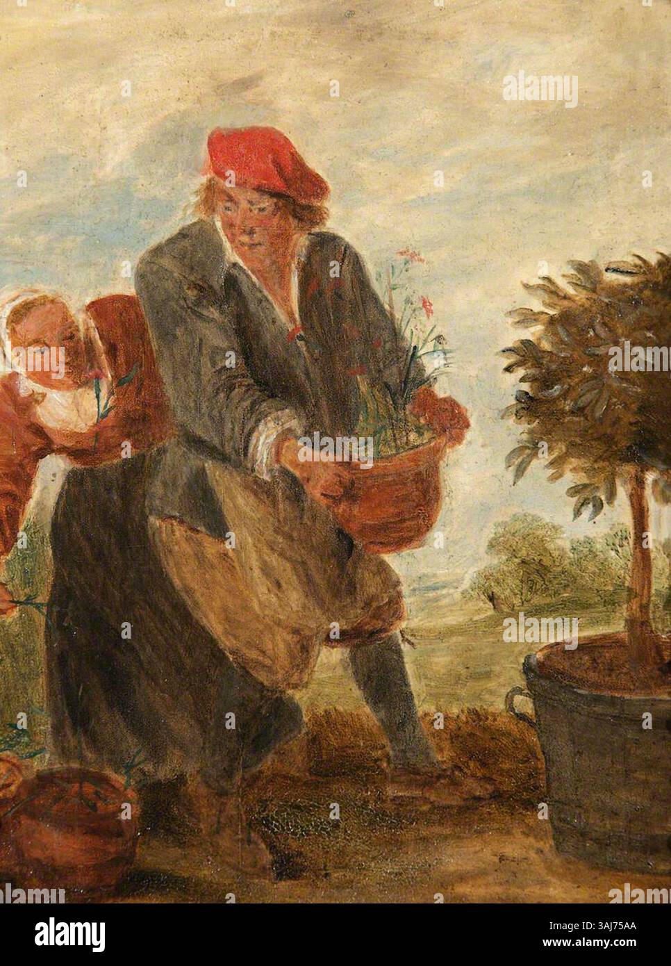 This 17th-century genre painting, attributed to David Teniers II ...