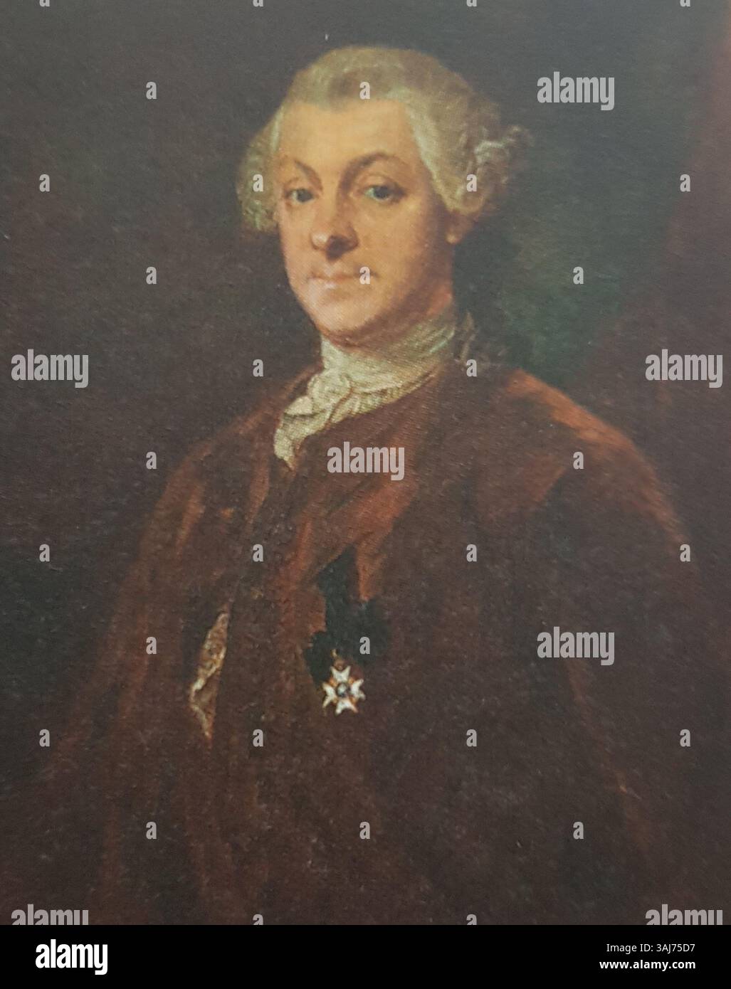 This portrait of Pehr Wargentin, created by Mina Carlson-Bredberg ...