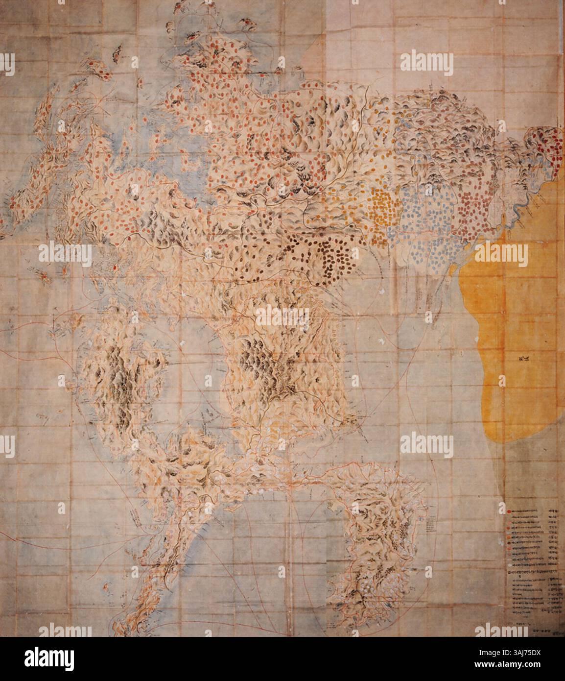 This 1647 map of Hizen Province, created by Edo-period cartographer Shh ...