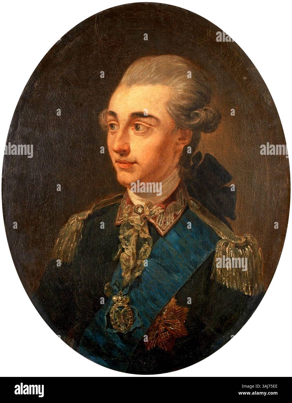 This portrait of Stanisław Poniatowski, painted by Marcello Bacciarelli ...