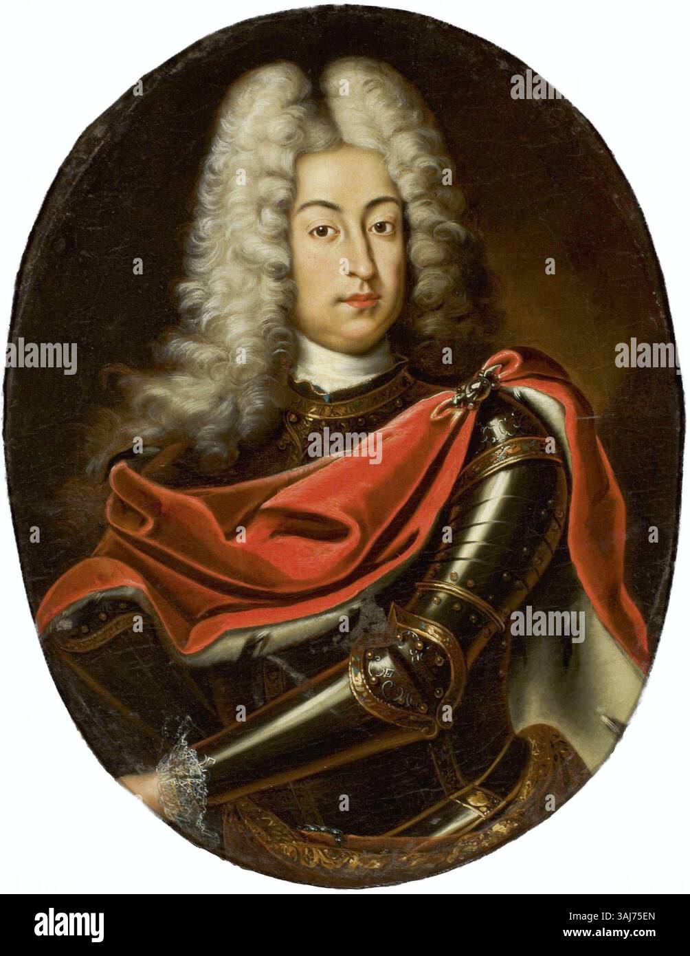 Portrait of Francesco III d'Este, Duke of Modena, painted in the 18th ...