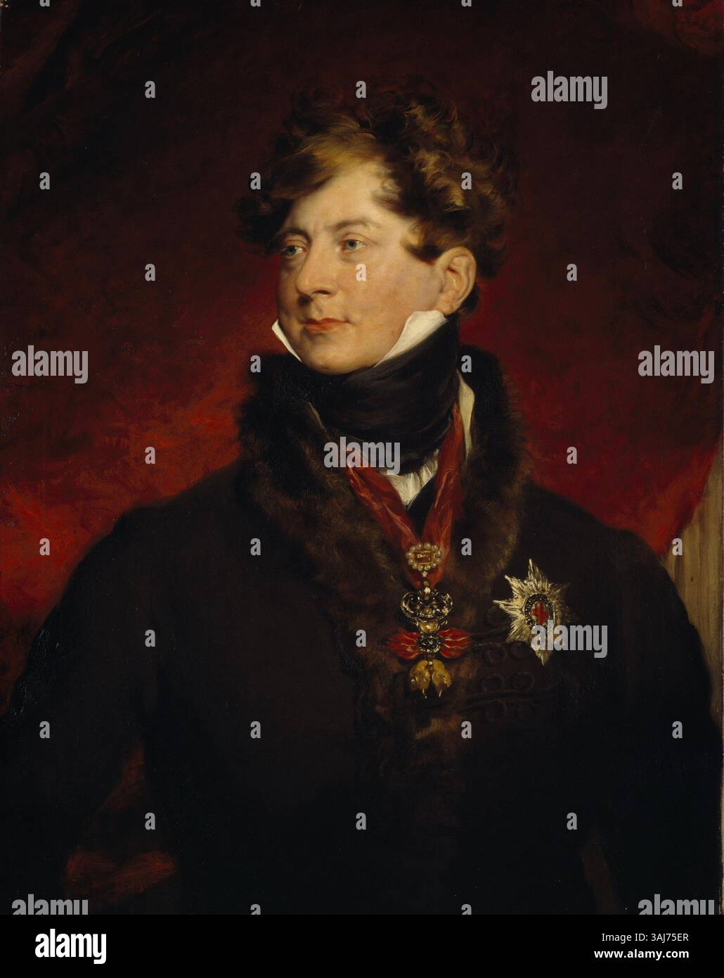This 1820 portrait by Sir Thomas Lawrence captures George IV of the ...