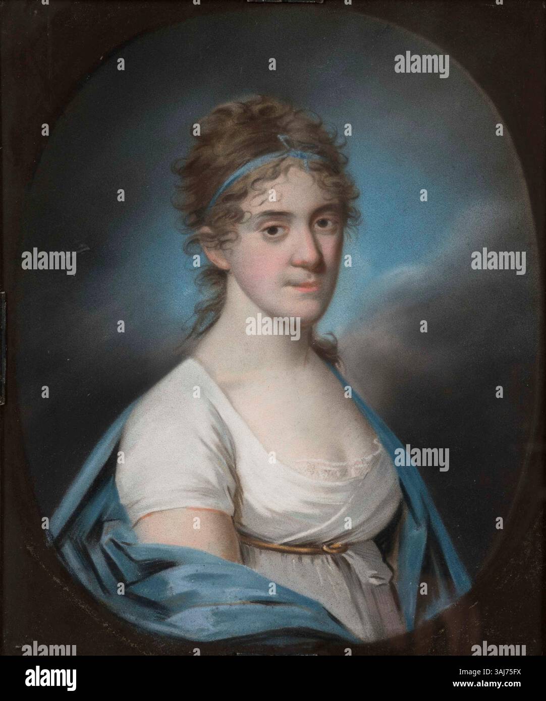 This portrait of a woman, created between 1800 and 1810, is housed in ...