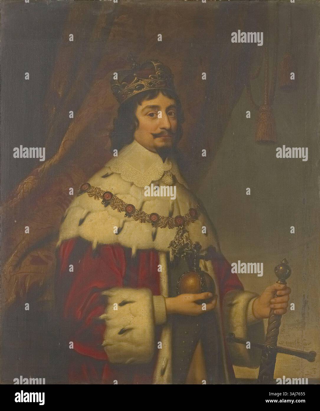 A portrait after Gerrit van Honthorst, depicting Frederick V, King of ...
