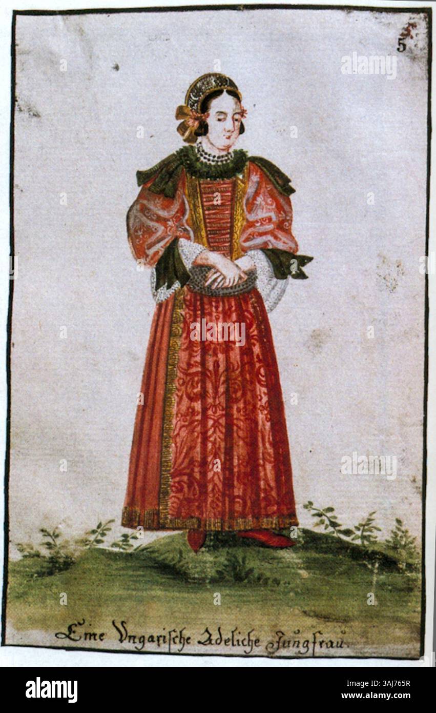This 18th-century depiction of a young Hungarian noble woman from ...