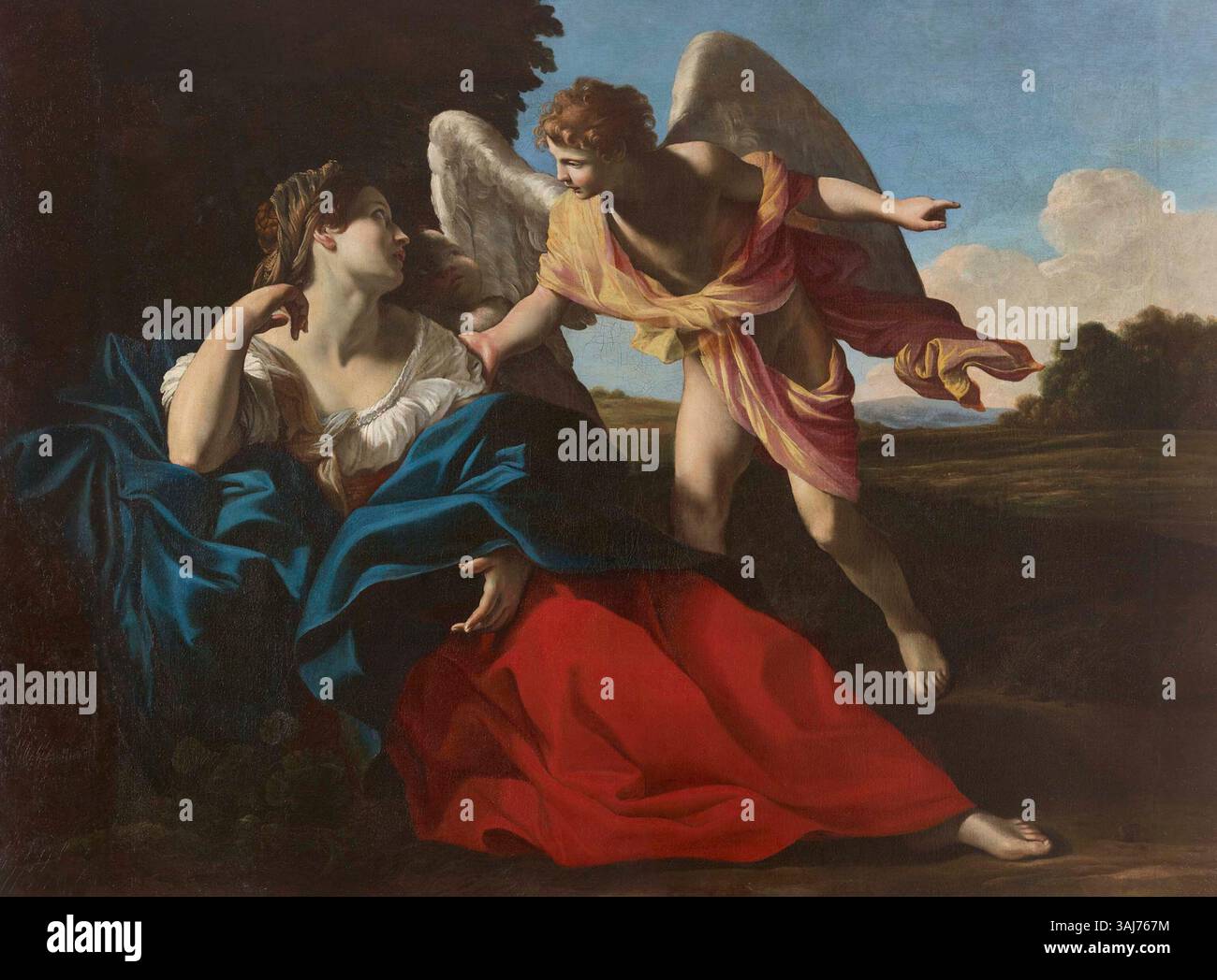 Giovanni Lanfranco’s 1600–1647 painting, “Hagar and the Angel in the ...