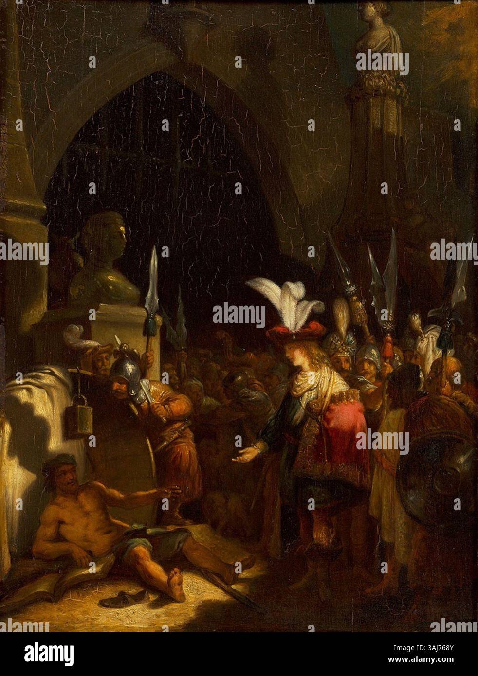This 18th-century painting by Jan Piotr Norblin depicts the famous ...