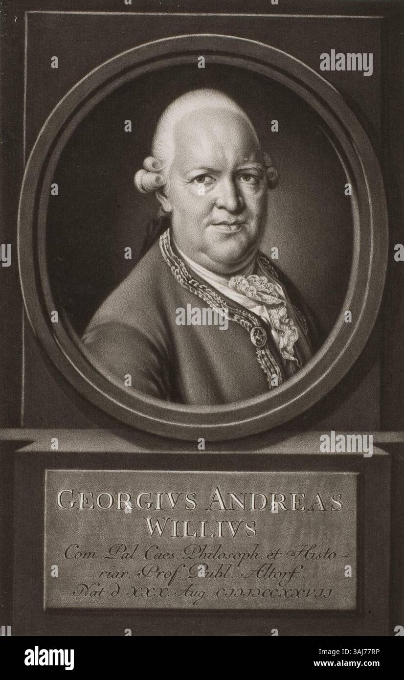 This 1782 engraving after Johann Eberhard Ihle presents a portrait of ...