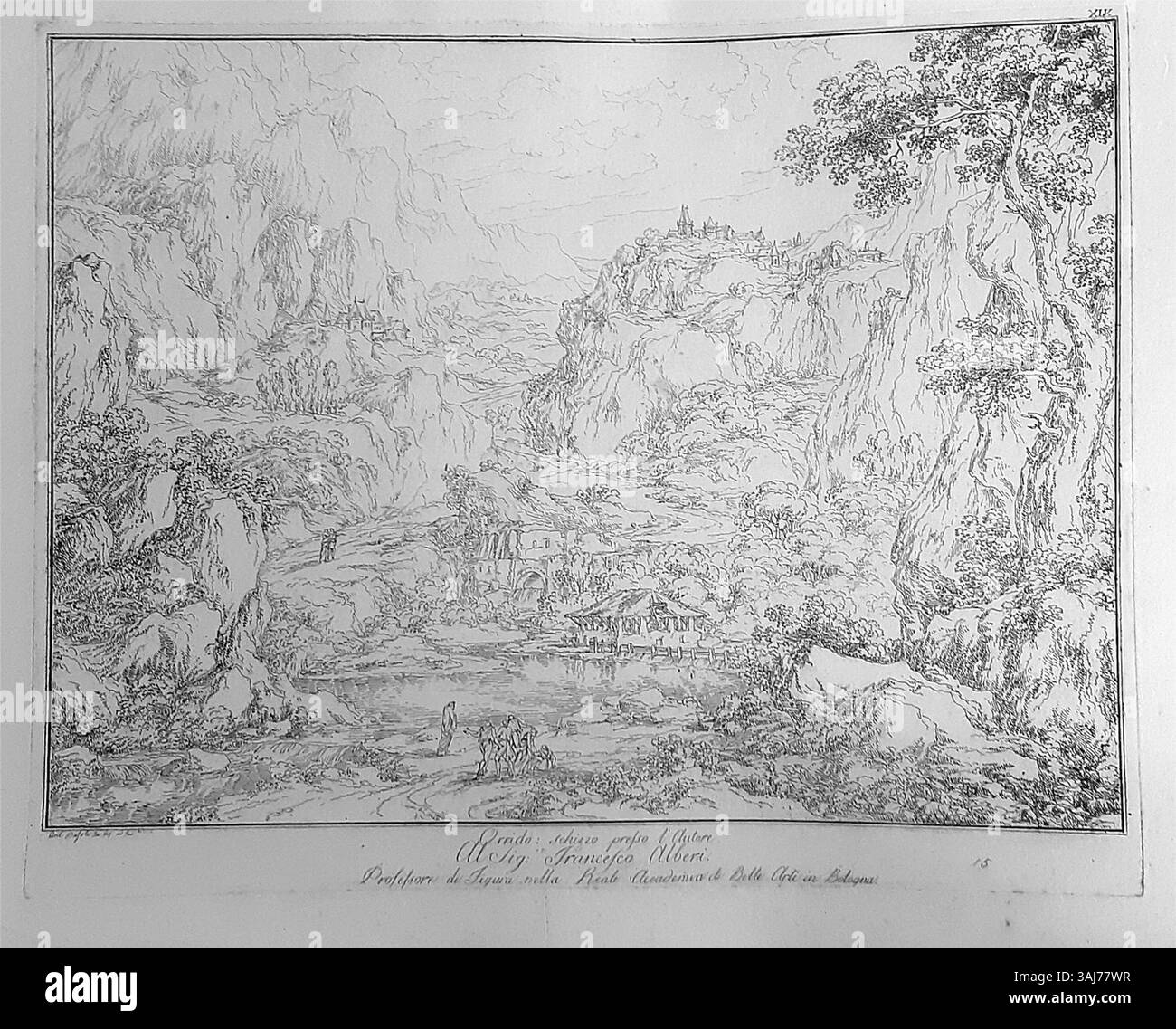 Antonio Basoli's lithograph from between 1800 and 1810 showcases his ...