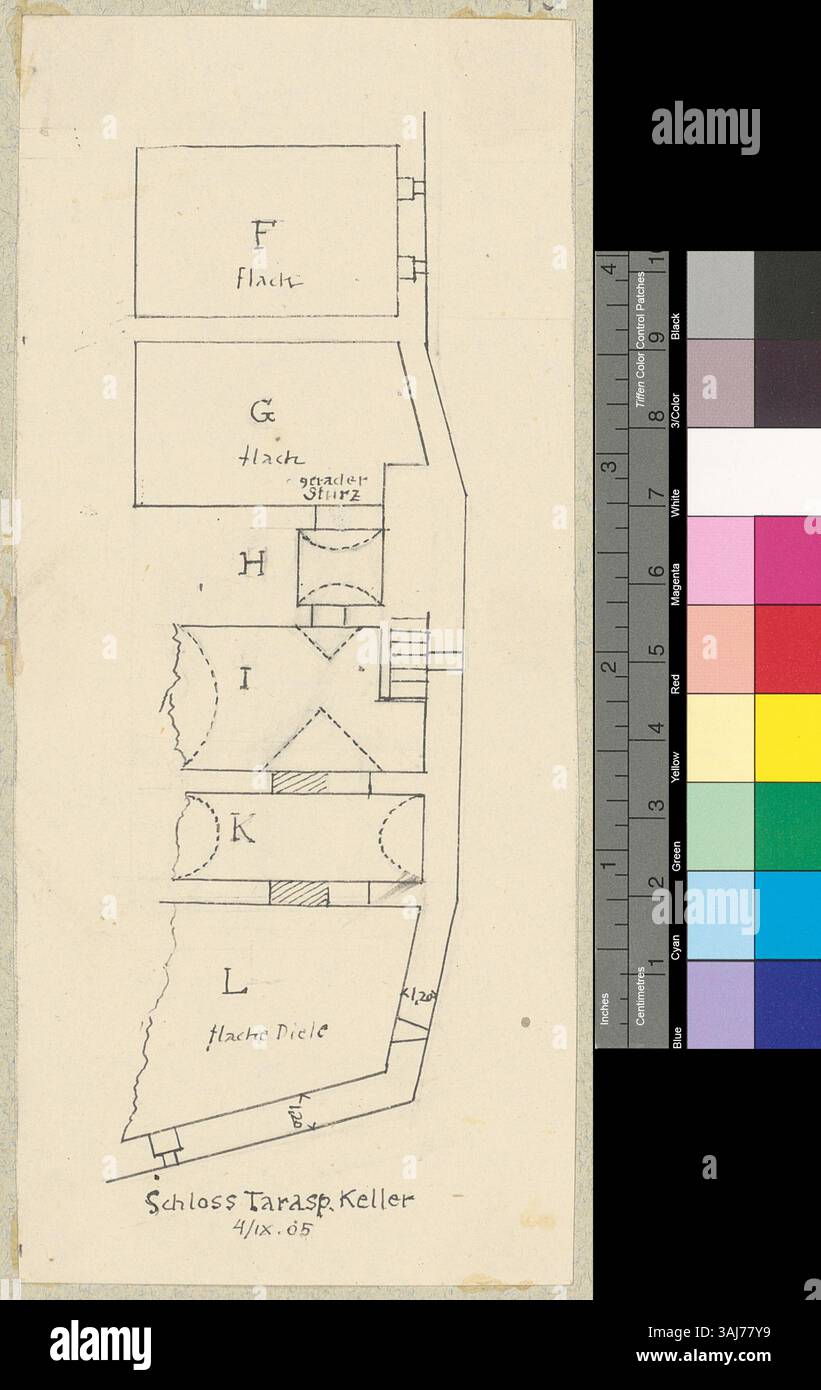 This 1905 illustration by Johann Rudolf Rahn shows the floor plan of ...