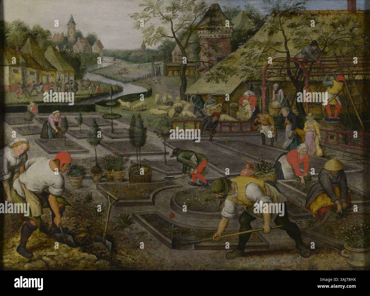 Pieter Brueghel the Younger’s 1633 painting 'Spring' is a vivid ...