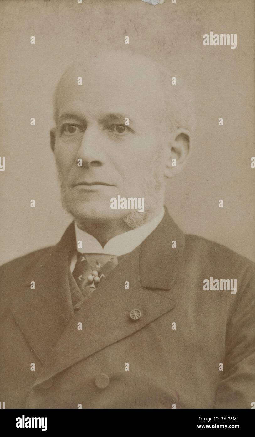 The portrait of Constant-Louis-Jean-Benjamin Jaurès, photographed by ...