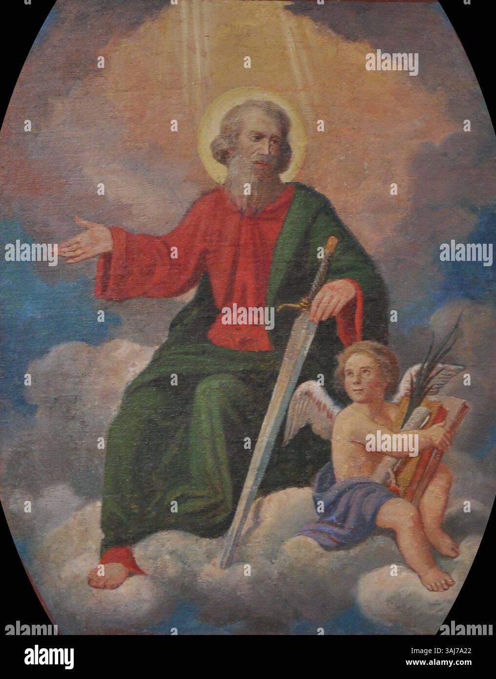 This mid-19th century painting by Franz Kurz zum Thurn und Goldenstein ...