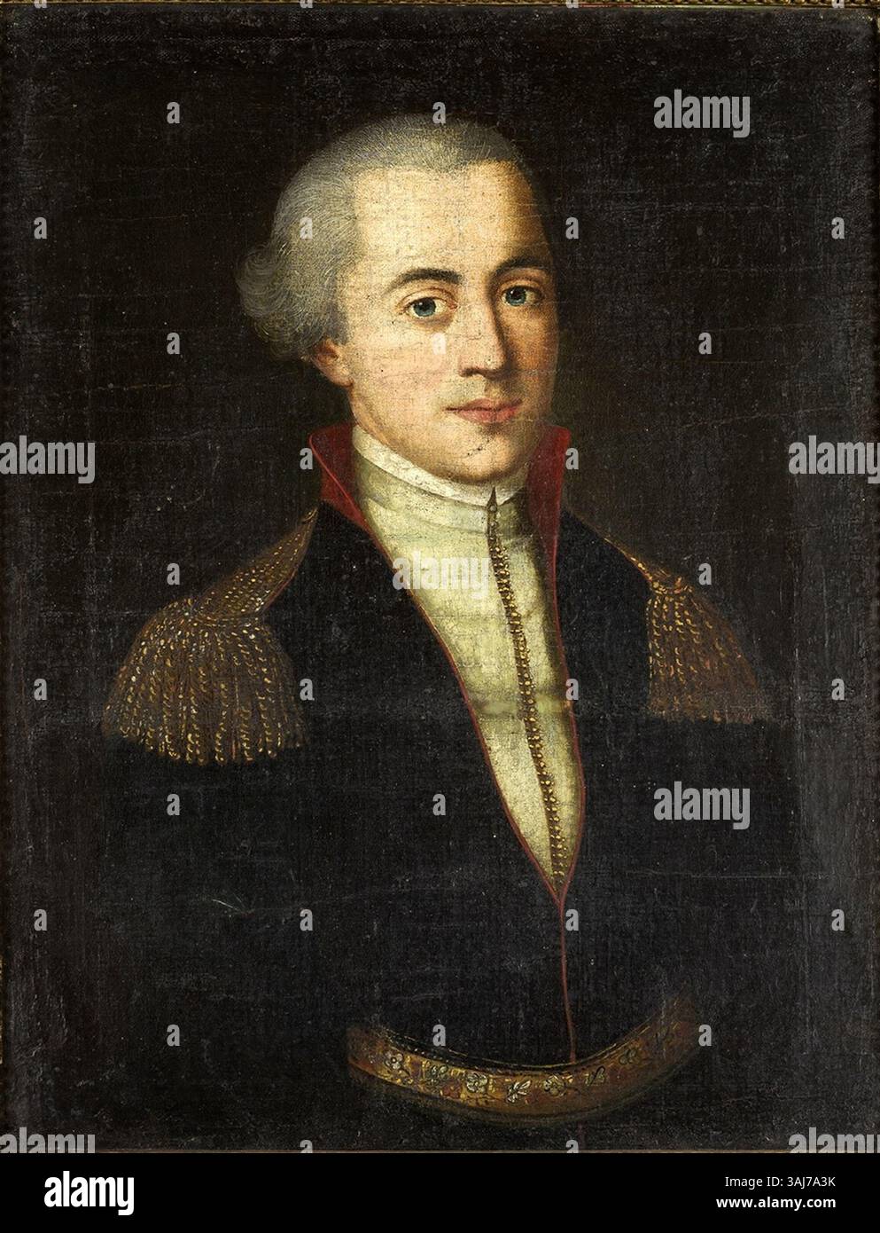 A portrait of Mikołaj Sosnowski, possibly painted around 1780 ...