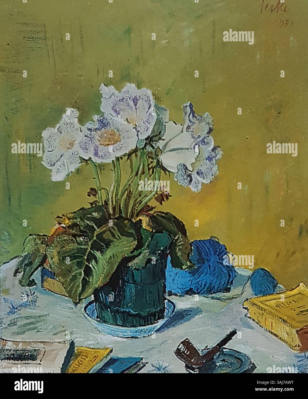 Still life painting by Erik Jerken, showcasing everyday objects in a ...