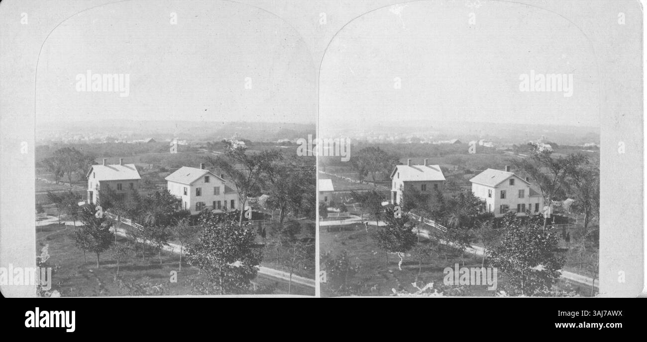 A historical photograph of Shipman House, home to President Ballou ...