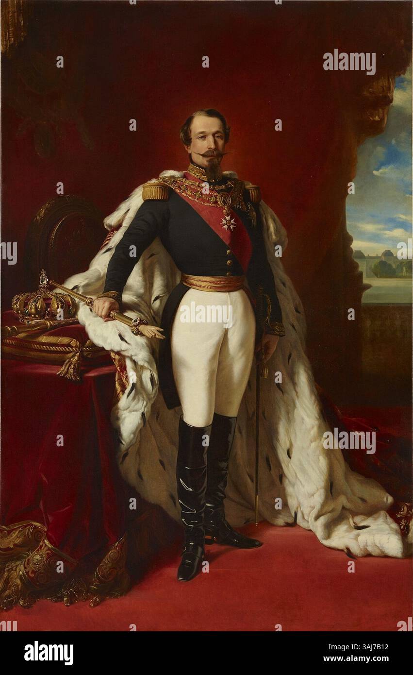 This portrait, created by Franz Xaver Winterhalter, depicts Napoleon ...