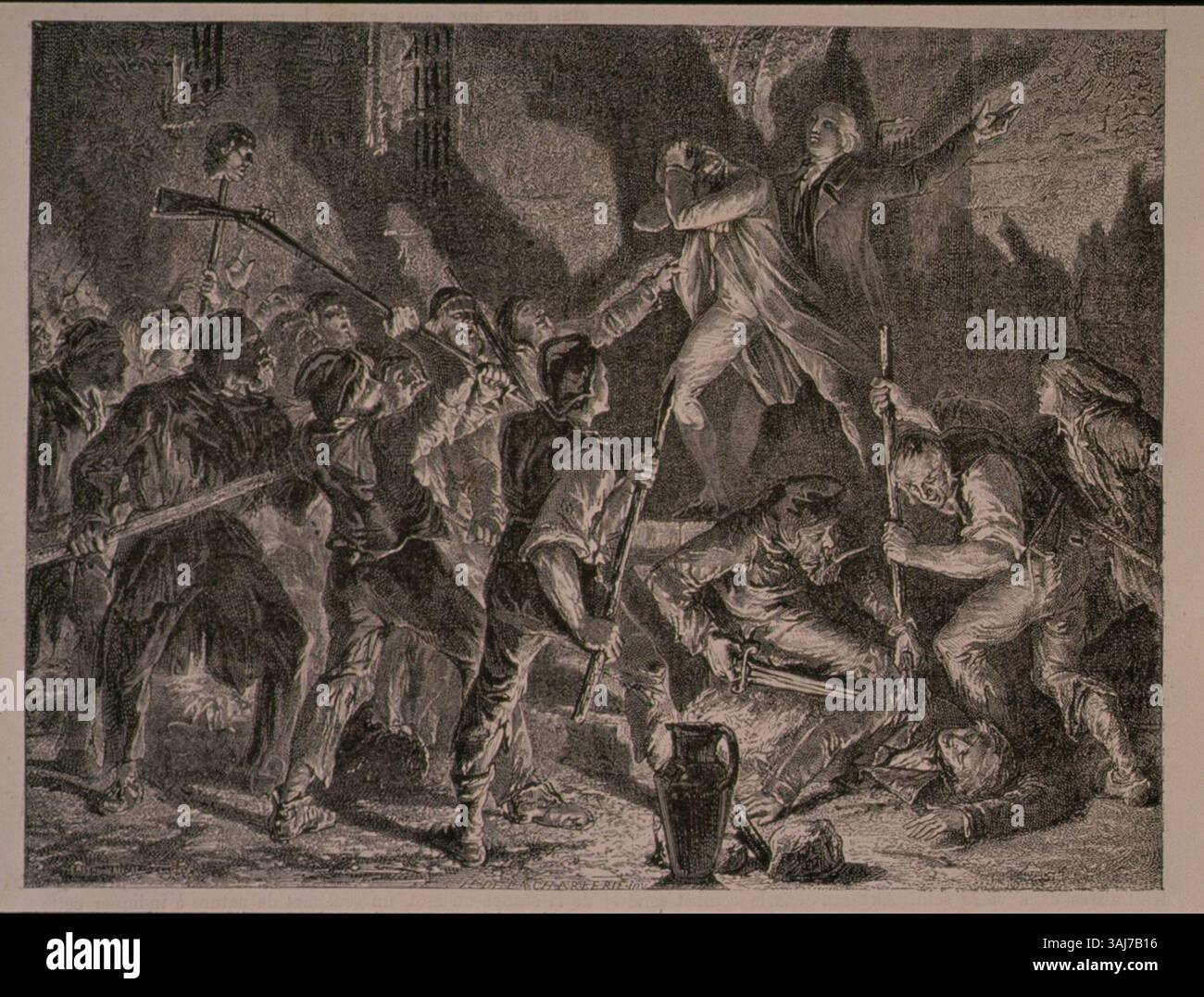 This engraving, created by Jean Baptiste Charles Carbonneau based on ...