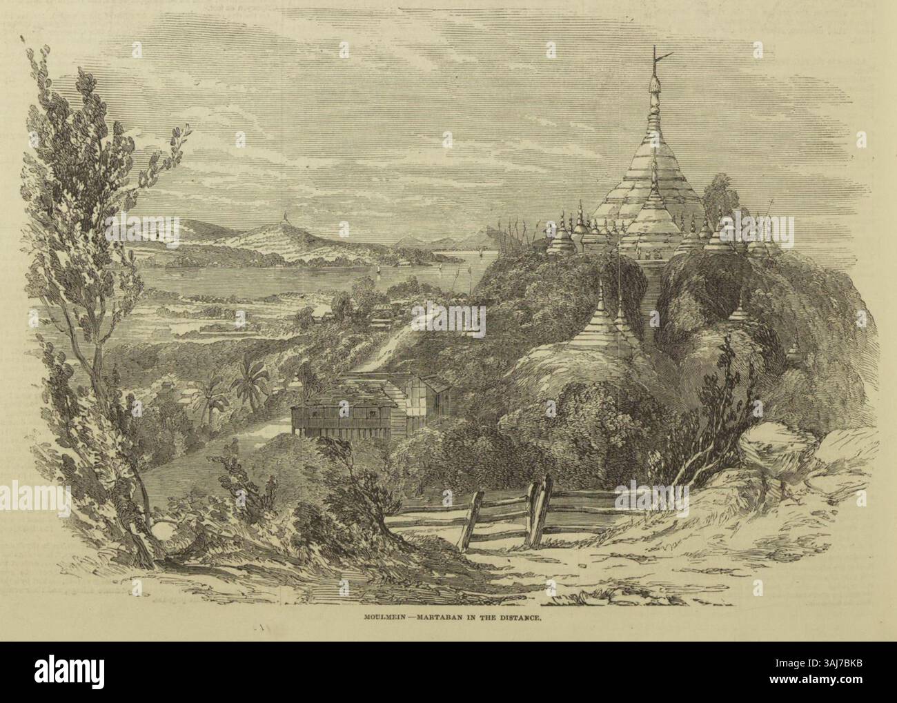 An engraving from *The Illustrated London News* captures the ...