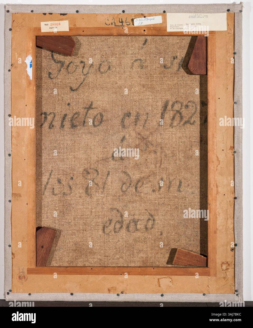 'Portrait of Mariano Goya' by Francisco de Goya, painted in 1827 ...