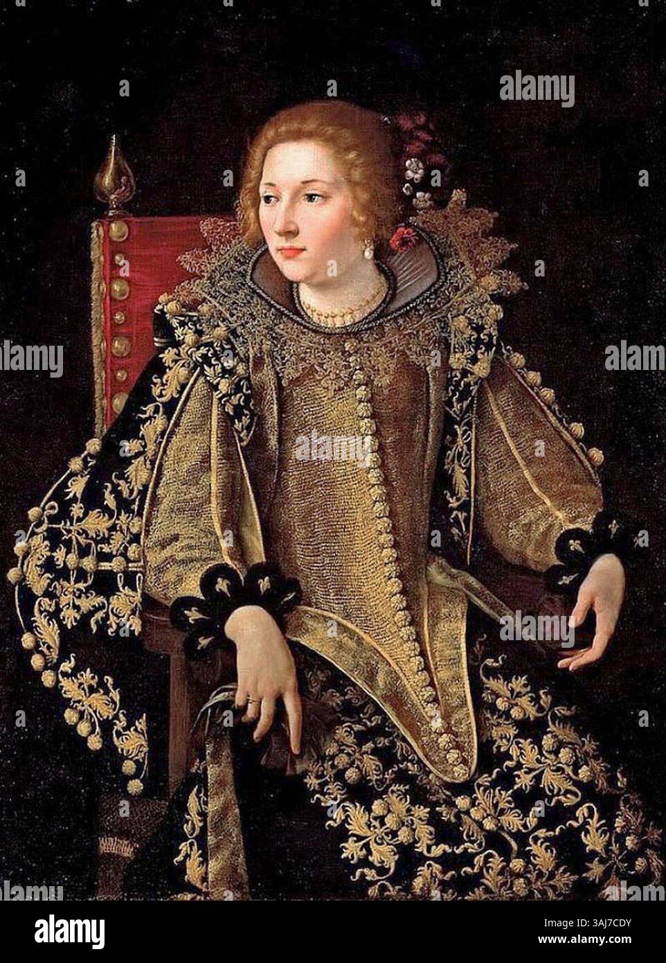 Artemisia Gentileschi's circa 1625 portrait 'Dame assise de trois ...