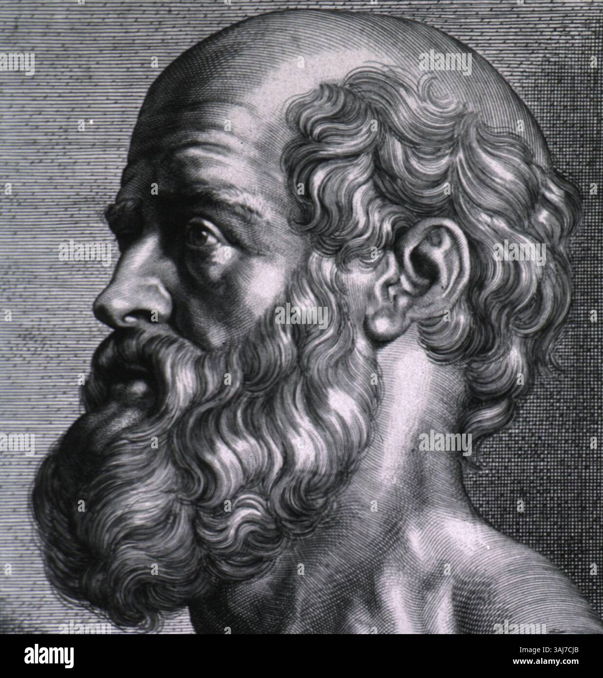 Hippocrates engraving by Paulus Pontius after Peter Paul Rubens ...