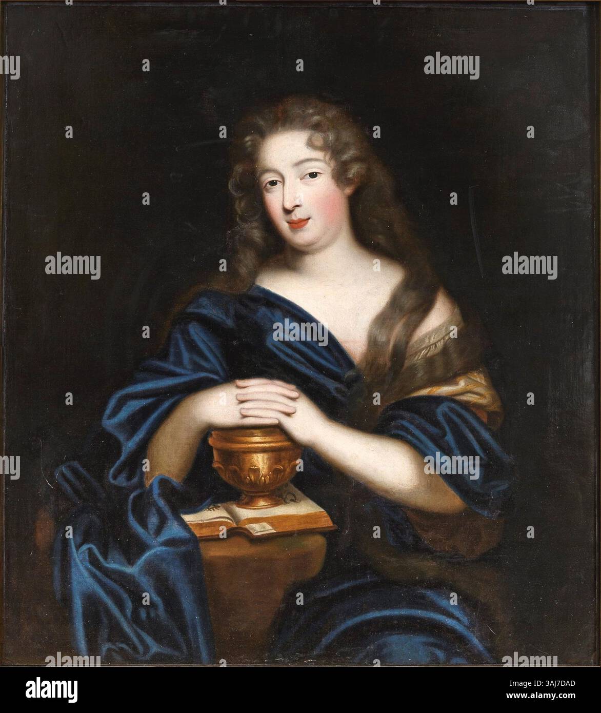 This 17th-century portrait by Pierre Mignard depicts Louise Renée de Keroualle, Duchess of ...