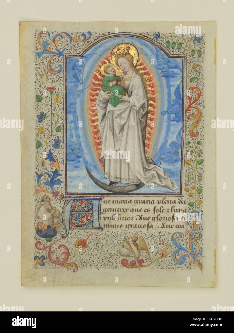 The 'Virgin and Child from the Coëtivy Hours' (c. 1443–1445 ...