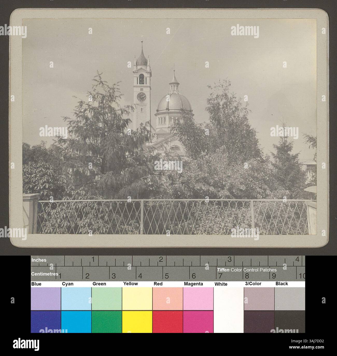 Image from 1905 showing the Reformed Church in Enge, viewed from the ...
