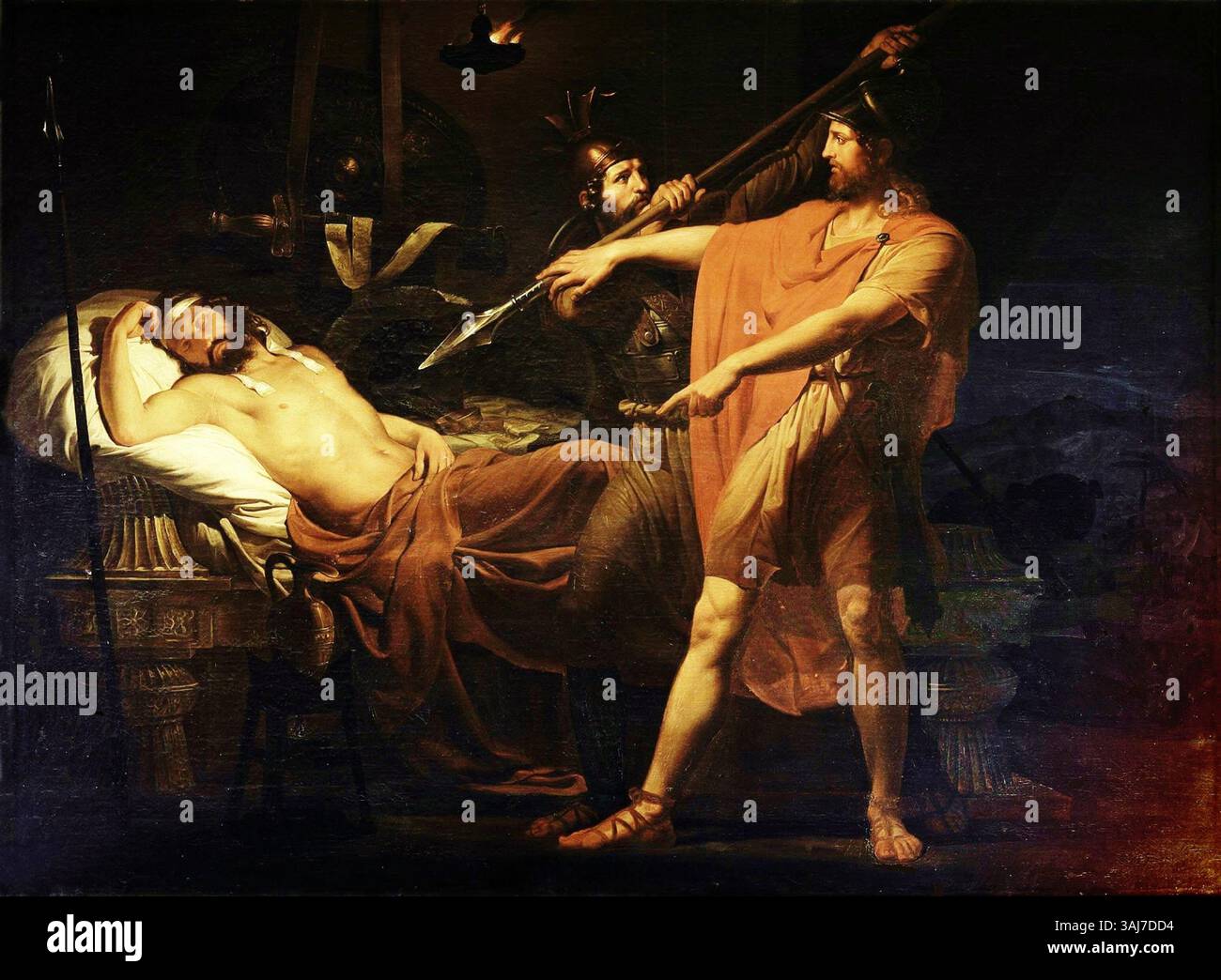 This 1835 painting by Carlo Bellosio depicts the biblical moment when ...