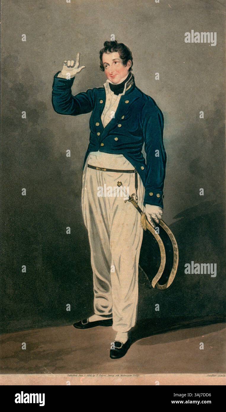 This 1816 engraving by Joseph Constantine Stadler portrays Thomas ...