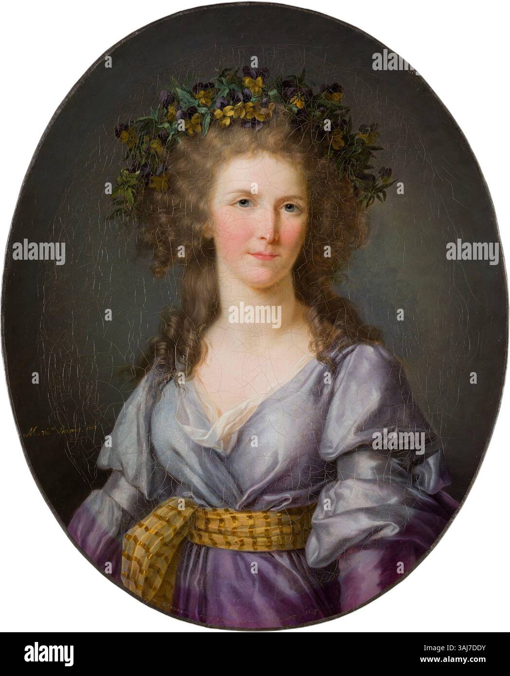 This 1787 portrait by Marie-Victoire Lemoine depicts Louise-Marie ...