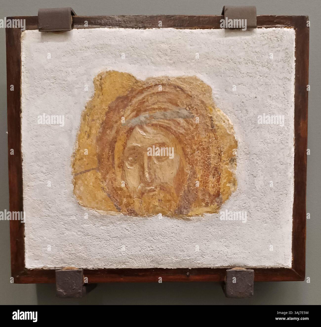 This fragment from a 14th-century Christian artwork, housed at the ...