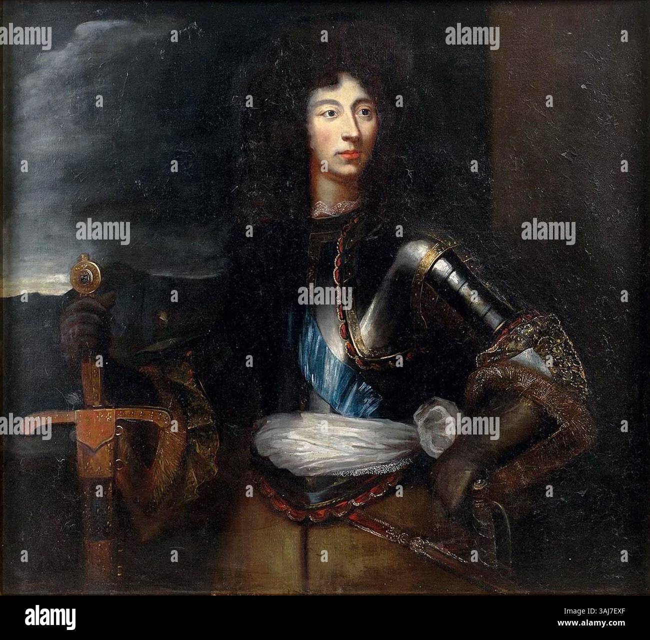 The 'Portrait of a Man in Armor Holding a Constable Sword' from the ...