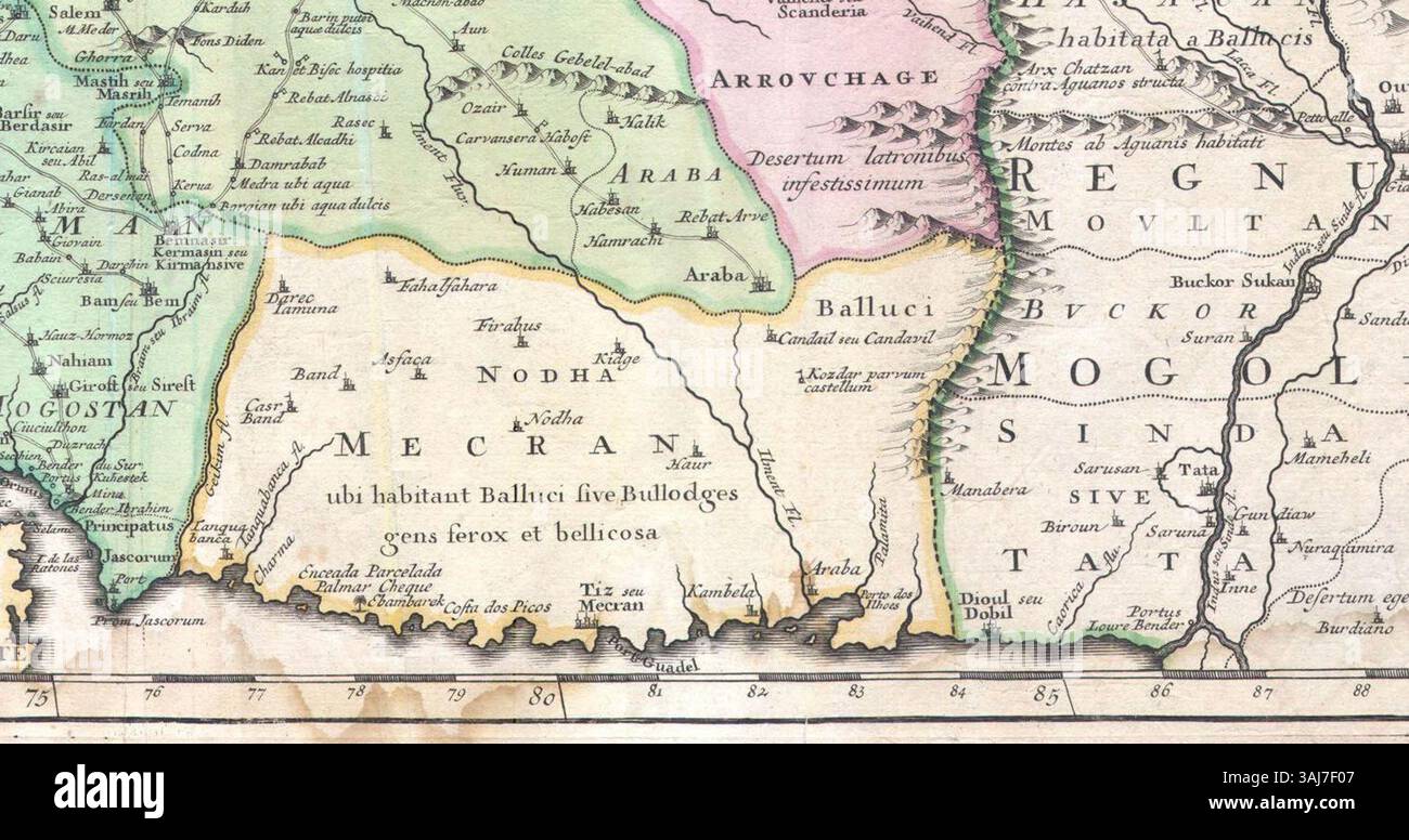 The 1730 Ottens map, titled 'Regnum Persicum Imperium Turcicum ...