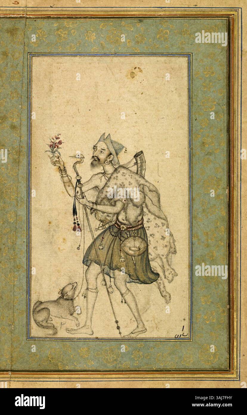 Derviche, an artwork by Basawan, created in India between 1590 and 1615 ...