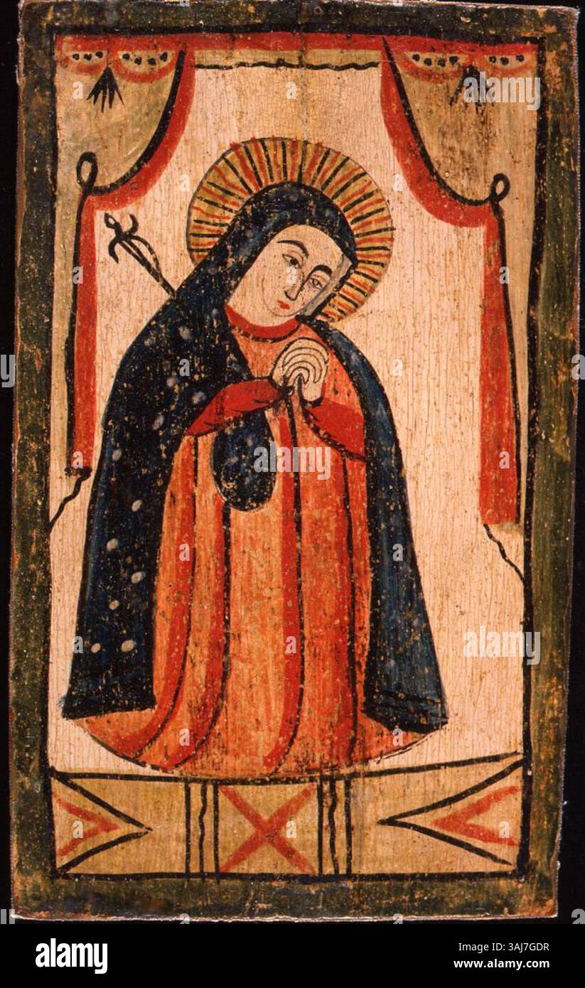 This set of 10 New Mexican Santos paintings, created between 1780 and ...