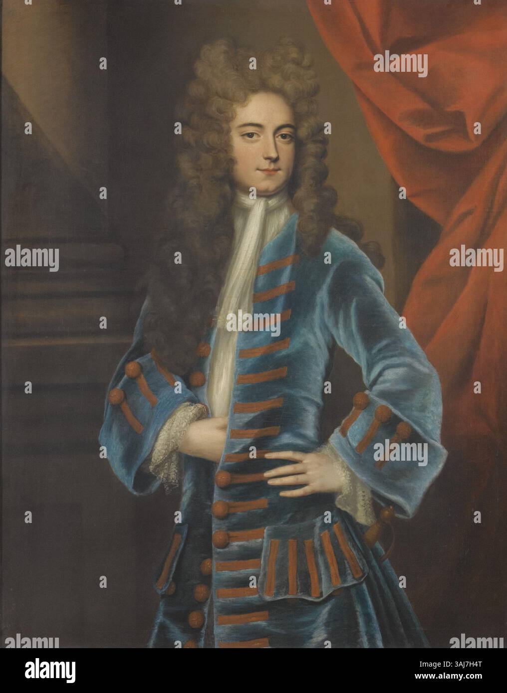Attributed to Sir Godfrey Kneller, this 17th-century portrait shows Sir ...
