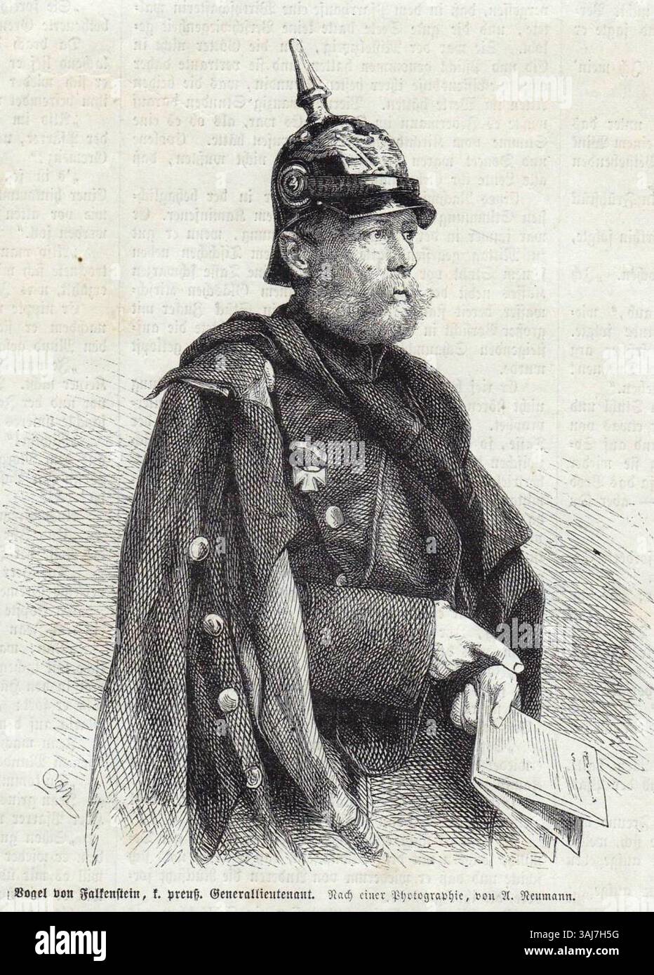 Portrait of Eduard Vogel von Falckenstein, a Prussian General ...