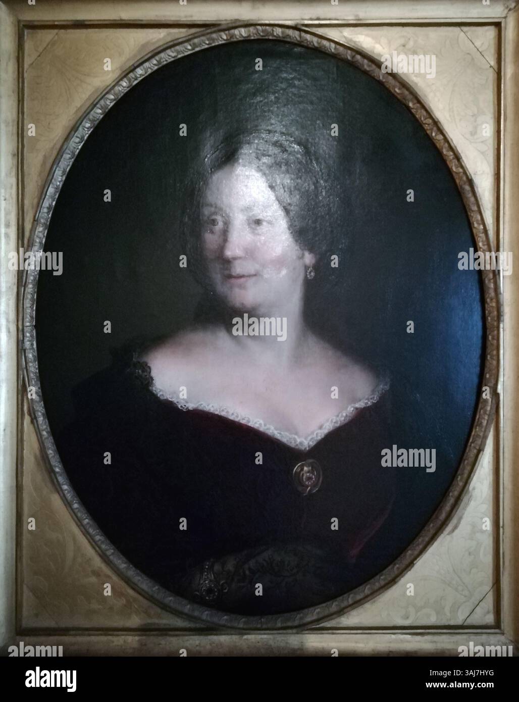 The 1858 portrait of Carolina Primodì Baruzzi by Ferdinando Cavalleri ...