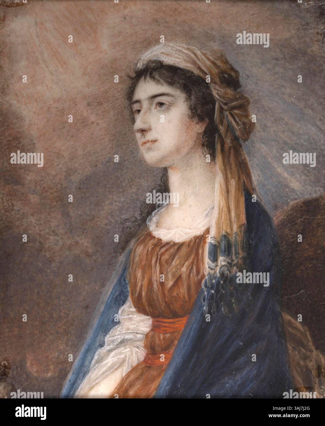 This 19th-century gouache on paper by Heinrich Füger depicts Maria ...