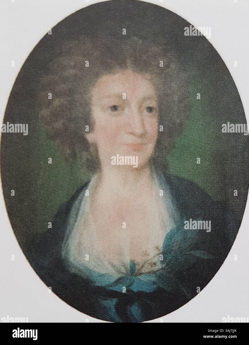 A portrait of Sara Elisabeth Swartz, created by an unknown artist ...