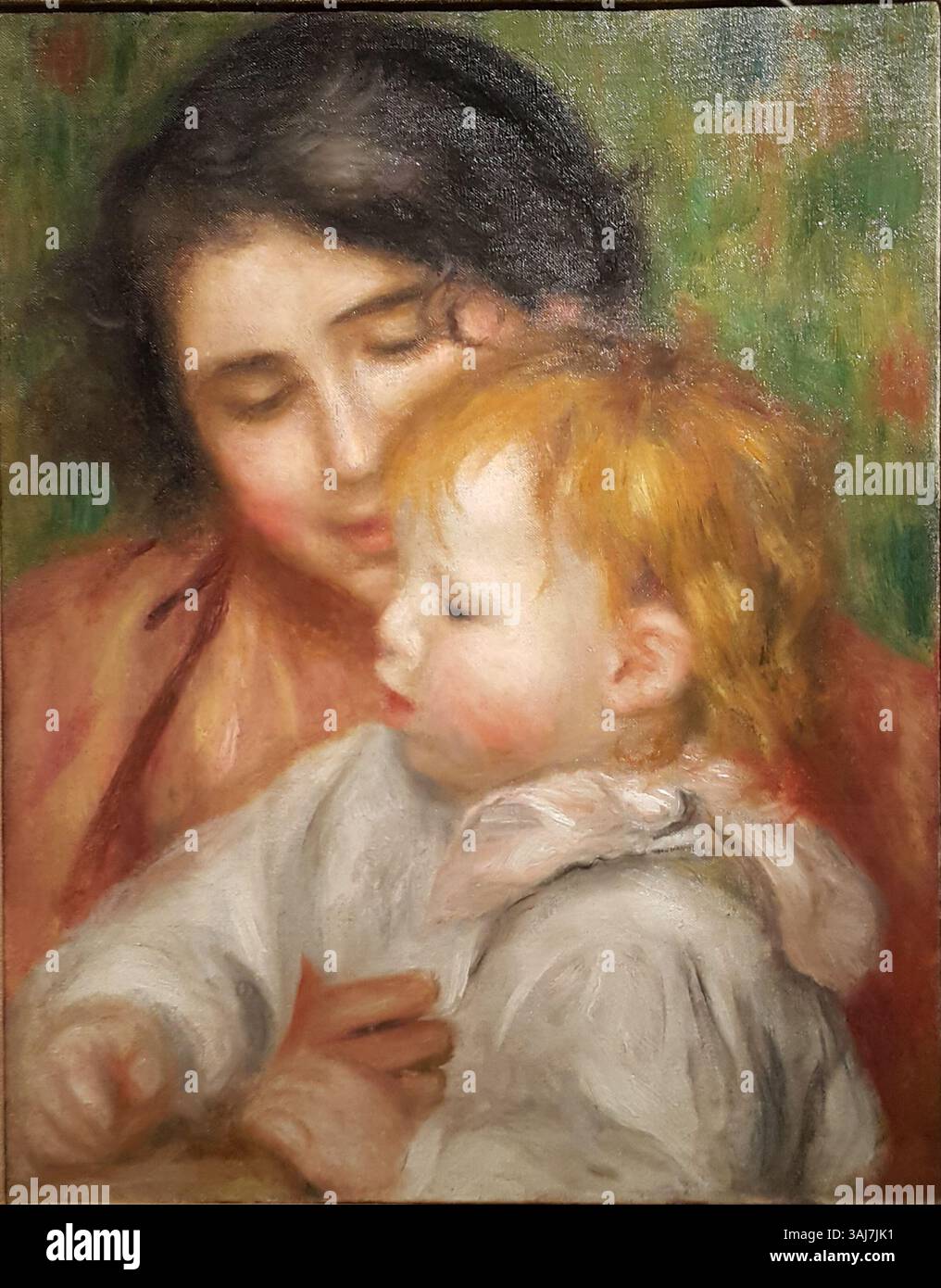 Pierre-Auguste Renoir’s 1896 oil painting portrays Jean Renoir and ...