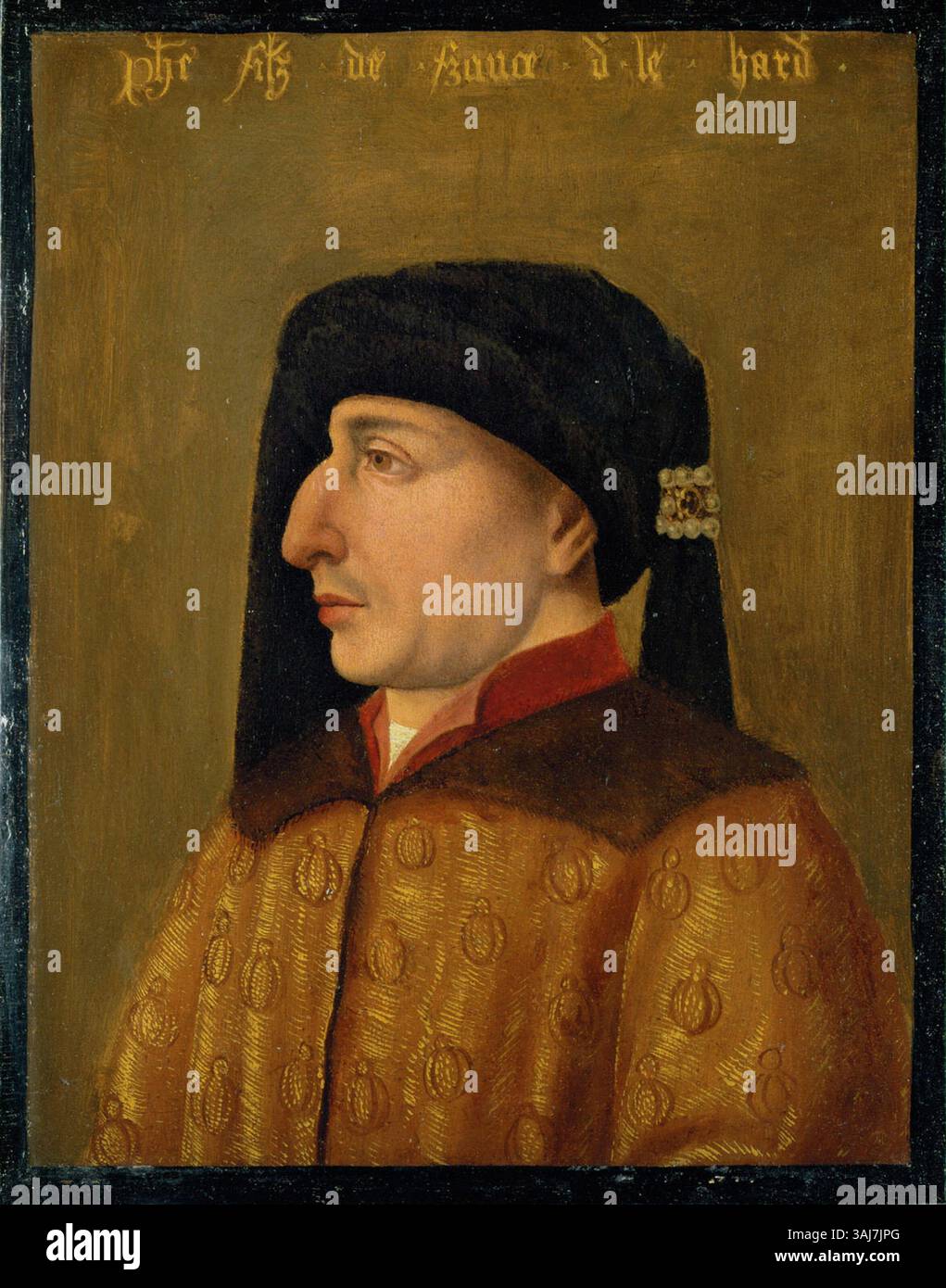 This profile portrait of Duke Philip the Bold of Burgundy, painted ...